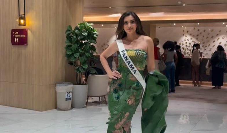 Primer encuentro con el escenario de Miss Universe deja a Mirna Caballini con el corazón ...